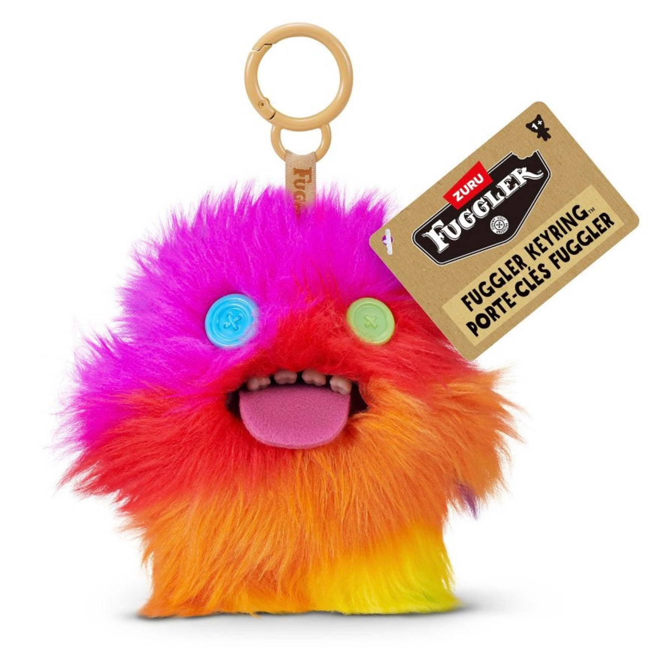 Fuggler - Keyring - Rainbow Fur Oogah Boogah 2025 #107426 – Bird n ...