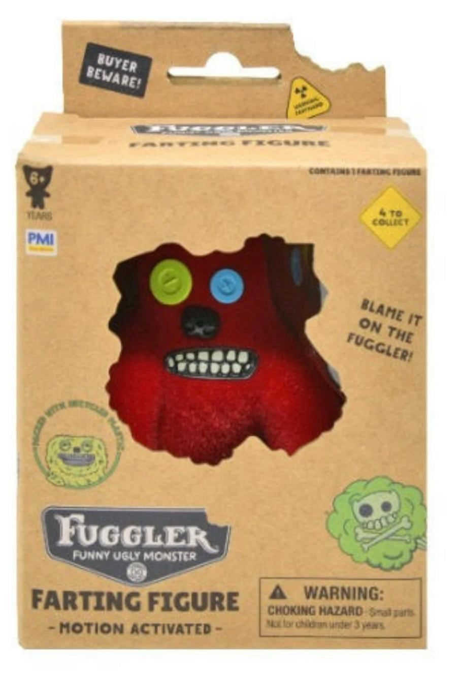 Fuggler - Farting Figure - Red Sasquoosh 2025 #107182 – Bird n’ Squirrel